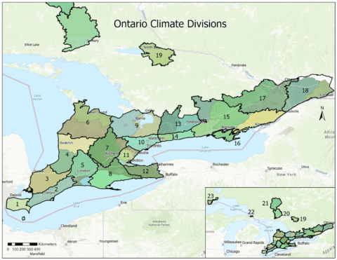 Development of Ontario Climate Divisions | GLISA
